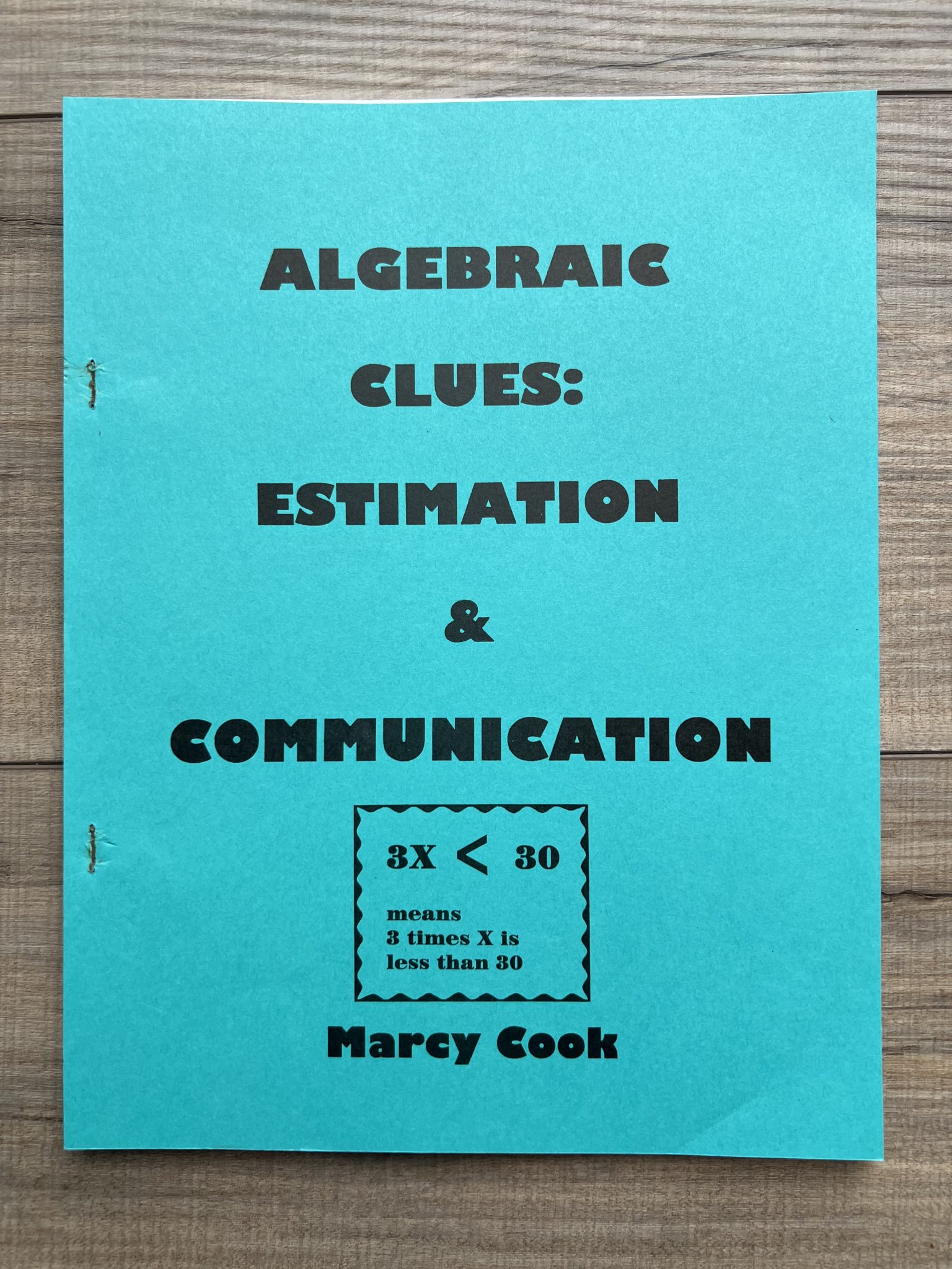 Complete List of Books - Marcy Cook Math