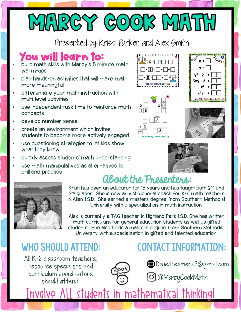 Training - Marcy Cook Math